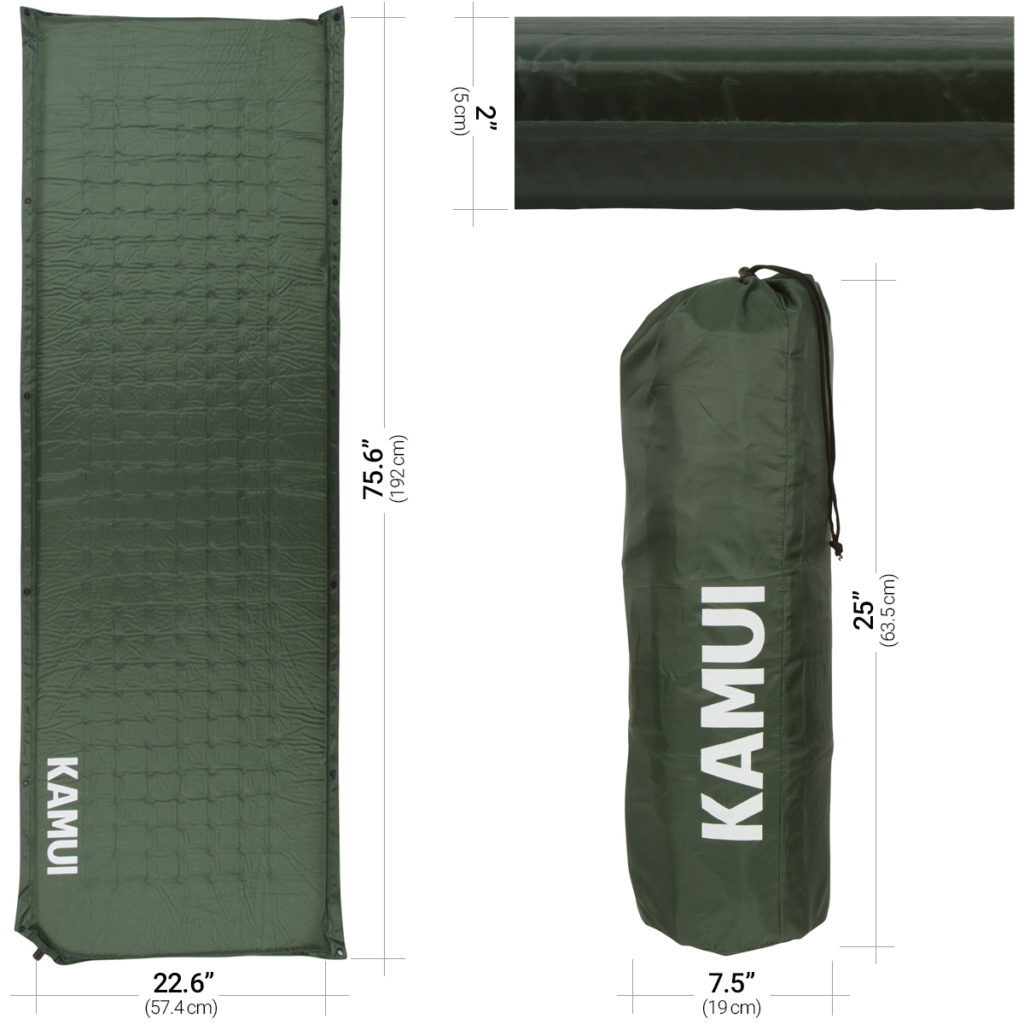 Self-Inflating Sleeping Pad | KAMUI